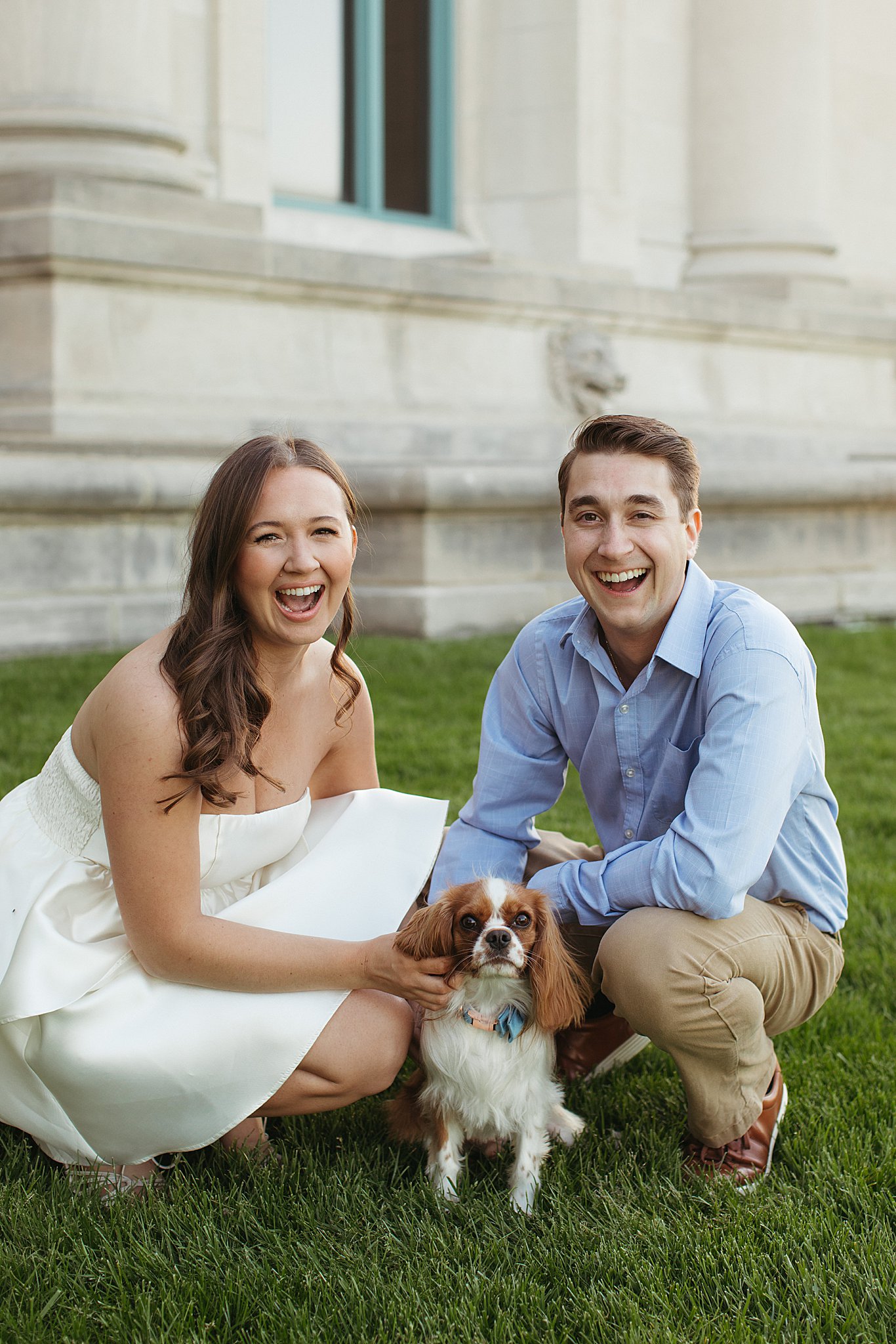 Art Museum Engagement Session // Isabelle & Andrew - abbyrose-photo.com